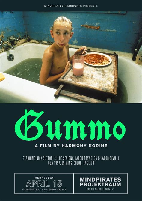 ‘gummo 1997 Film Posters Art Movie Posters Design Movie Posters