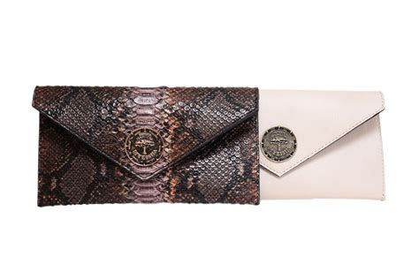 Python Style Leather Handbag