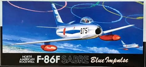1 72 Fujimi North American F 86f Sabre Blue Impulse Aerobatic Team