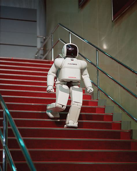 Asimo Humanoid Robot Honda Motor Co Stairs Indiemono