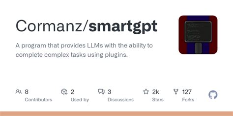 github cormanz smartgpt a program that provides llms with the