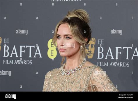Emily Blunt 2024 Ee Bafta Film Awards The Royal Festival Hall