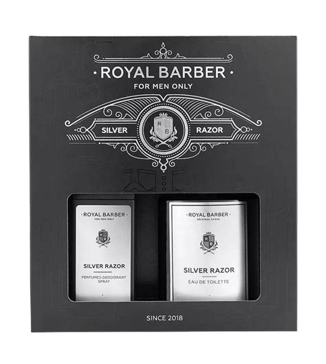 ROYAL BARBER Набор для мужчин "Silver Razor" - купить с доставкой по ...