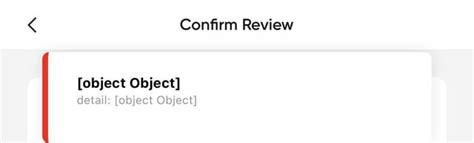 Cant Publish Review Getting Object Object Rinfluenster