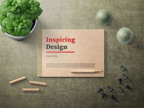 Notebook Mockup On Behance