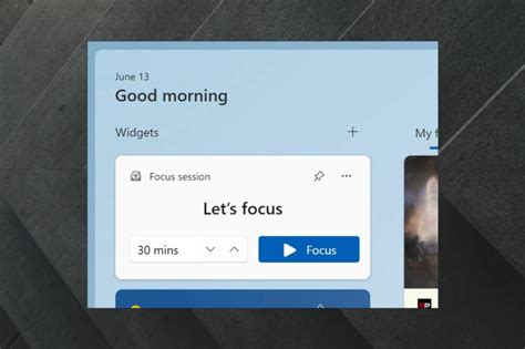How To Use The Focus Sessions Widget On Windows 11