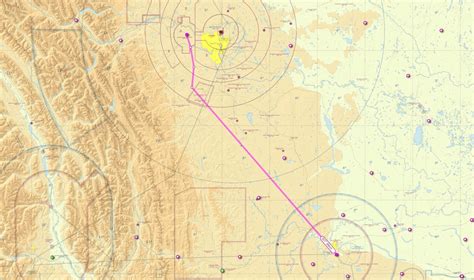 Lethbridge Cyql To Calgary Springbank Flight Plan Route V10 Msfs2020