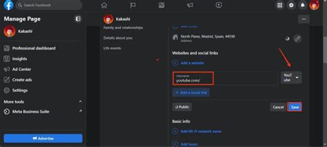 How To Add YouTube Channel Link To Facebook Page