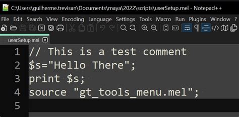 Prevent Installation Script From Overwriting UserSetup Mel