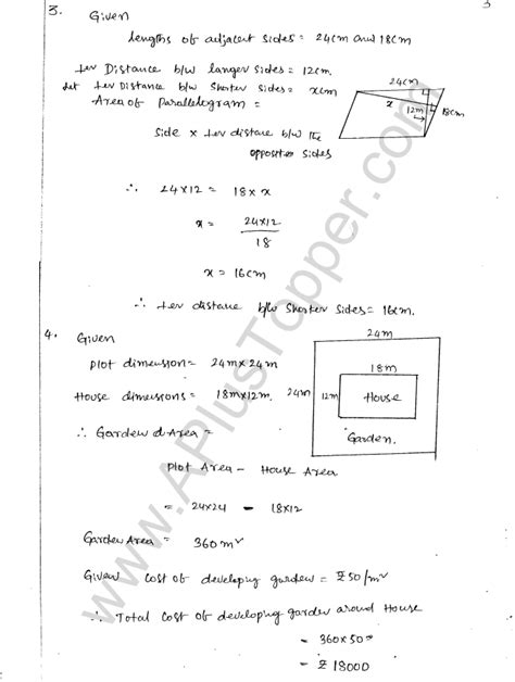 Ml Aggarwal Icse Solutions For Class 8 Maths Chapter 18 Mensuration