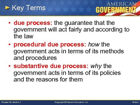 Chapter 20 Civil Liberties Protecting Individual Rights Section