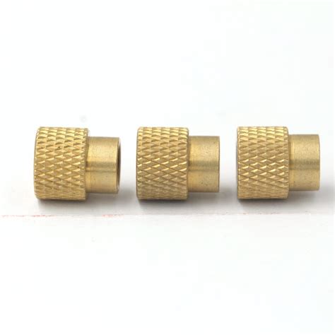 M5 Round Knurled Thumb Nut Brass Knurled Threaded Inserts Female Insert