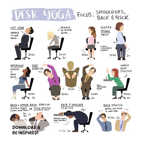 Desk Yoga For Shoulders Back And Neck The Office Edition Chair Yoga