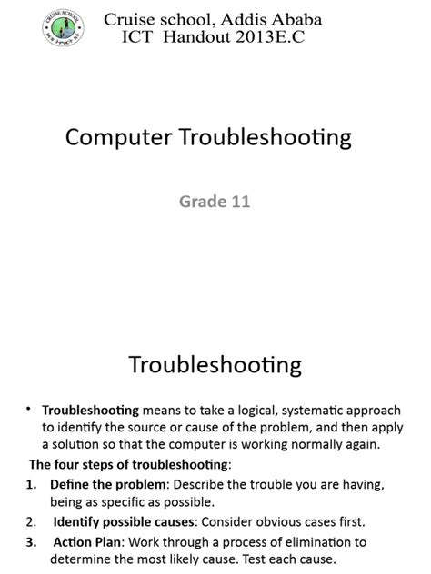 Grade 11 Ict Pdf Troubleshooting Spyware