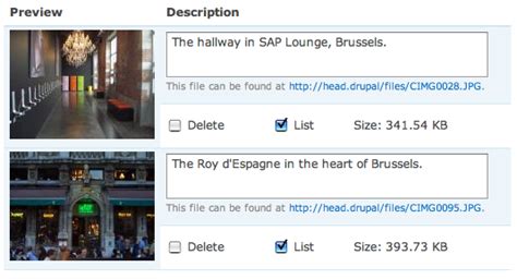 Upload Previews Drupal Org