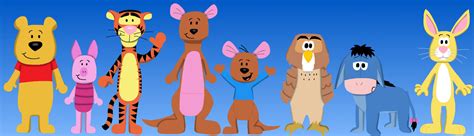 Winnie The Pooh And Friends As Bc Characters By Justinanddennis On