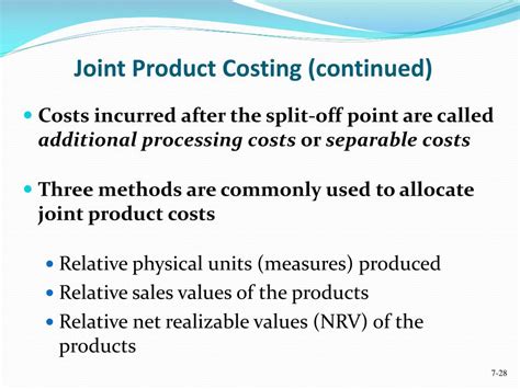 PPT Cost Allocation Departments Joint Products And By Products PowerPoint Presentation ID