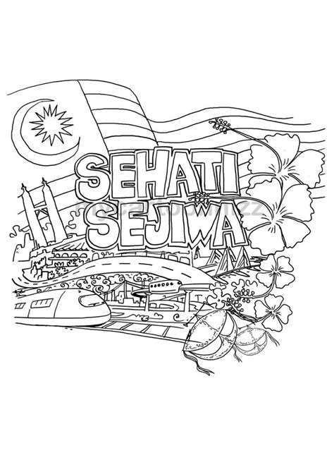 Lukisan Hari Kemerdekaan Malaysia Lukisan Tema Kemerdekaan Malaysia