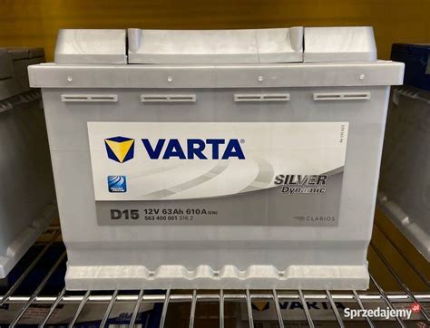 Akumulator VARTA Silver Dynamic D15 63Ah 610A -Darmowy dowóz Dąbrowa ...