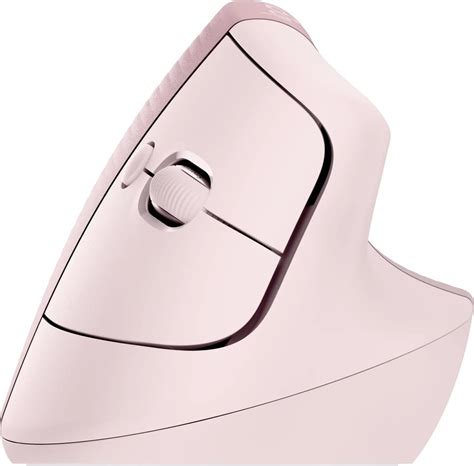 Logitech 910 006478 Lift Vertical 4000 Dpi Optical Rose Ergonomic Wireless Mouse Wootware
