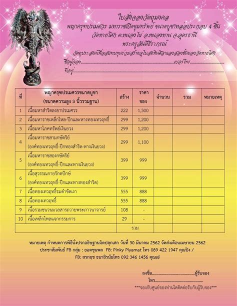 รุ่นพญาครุฑปรเมศวร มหาลาภเปิดขุมทรัพย์ วัดหายโศก อำเภอหนองหาน จังหวัด