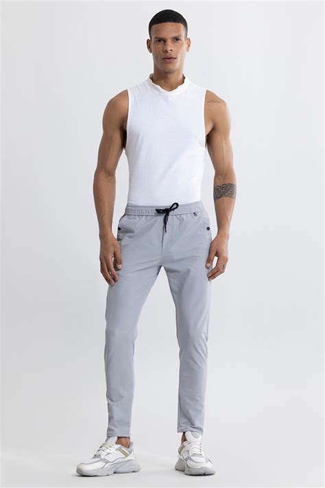 Buy Mens Hyper Flex Grey Chino Online Snitch