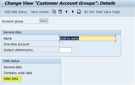 Solved Customer Account Group Sap Community