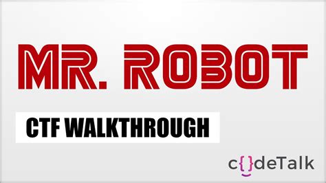 Mrrobot Ctf Walkthrough Youtube