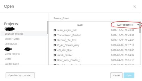 solved open file sorting by date broken autodesk community