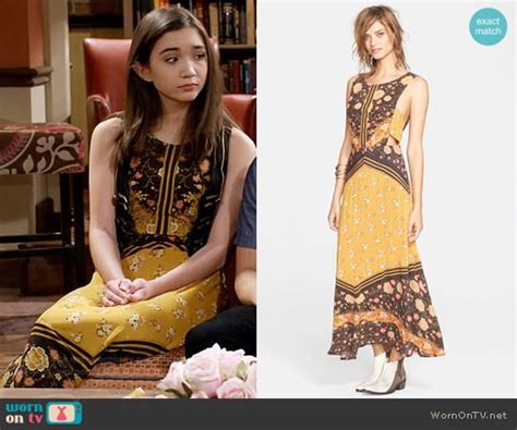 Wornontv Rileys Yellow Floral Maxi Dress On Girl Meets World Rowan