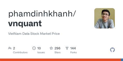 GitHub Phamdinhkhanh Vnquant VietNam Data Stock Market Price