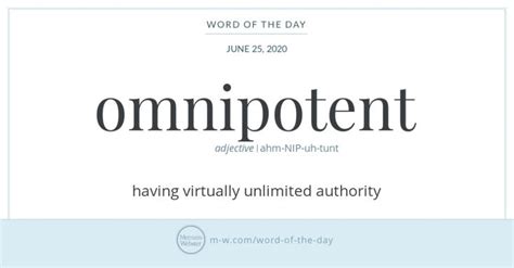 Omnipotent Definition