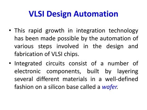 Vlsi Physical Design Automationppt