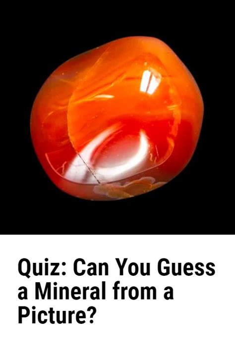 Mineral Identification Quiz