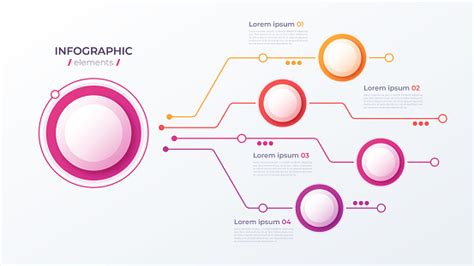 4 옵션 Infographic 디자인 구조 차트 프레 젠 테이 션 서식 파일 벡터 0명에 대한 스톡 벡터 아트 및 기타 이미지