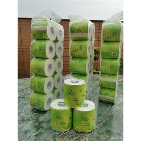 Vinka Green Tea Roll Bathroom Tissue Rolls Lazada Ph