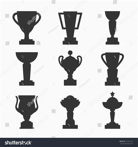 Silhouette Trophy Over 68216 Royalty Free Licensable Stock Vectors