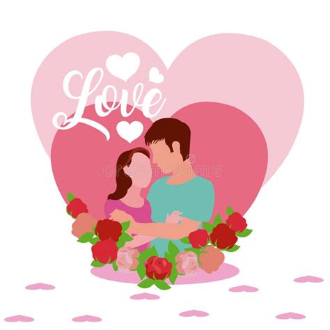 Cute Love Cartoons Stock Vector Illustration Of Date