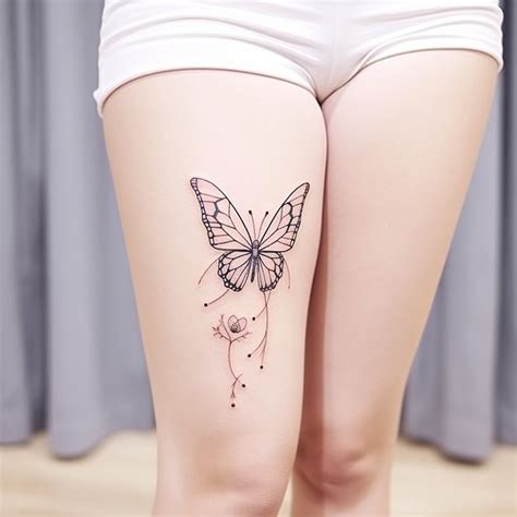 Uncover The Deep Butterfly Above Knee Tattoo Meaning Stunning