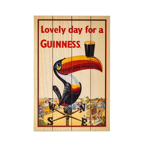 Guinness Toucan Wooden Sign Guinness Storehouse