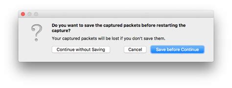 Wireshark Disable Do You Want To Save Dialog Stack Overflow