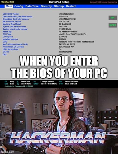WHEN YOU ENTER THE BIOS OF YOUR PC R Pcmemes