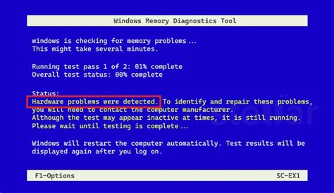 Fixed Hardware Problems Were Detected Error In Windows Memory