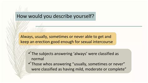 Electrical Stimulation For Erectile Dysfunction Ppt