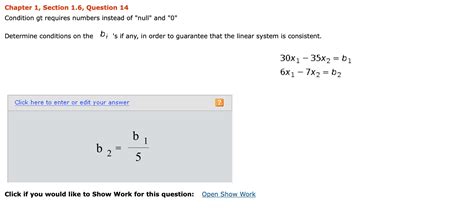 solved chapter 1 section 1 6 question 14 condition gt