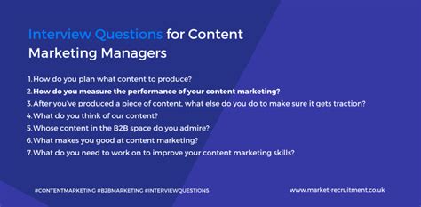 7 Best Content Marketing Manager Interview Questions