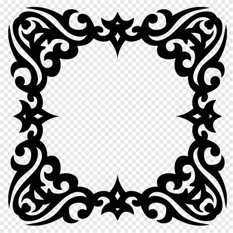 Cuadro frontera diseño florecer vintage divisor decorativo ornamental decoración