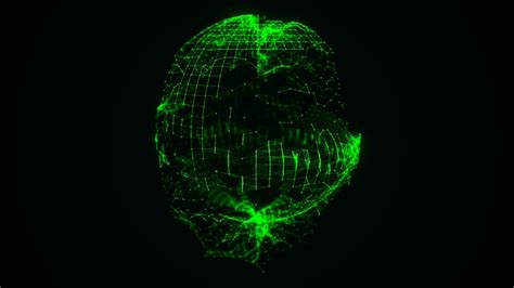 Premium Photo Futuristic Sphere Of Particles And Lines Network Connection Big Data Abstract