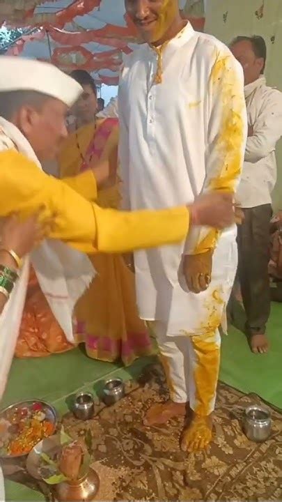 खान्देशी लग्न हळद लागली💛💫 Shots Shorts Khandeshi Lagn