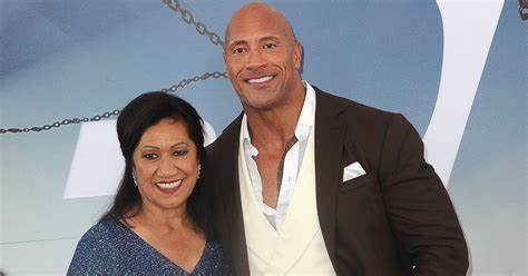 Dwayne Johnson And His Mom At Hobbs And Shaw La Premiere Popsugar